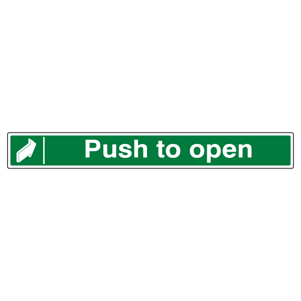 Push To Open Sign – Medisave UK