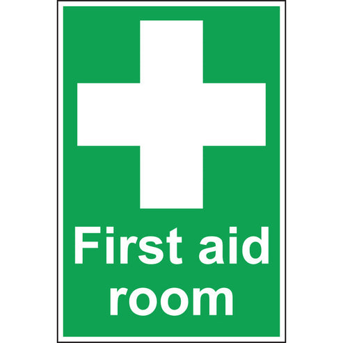 First Aid Room sign, 300*200mm Vinyl – Medisave UK
