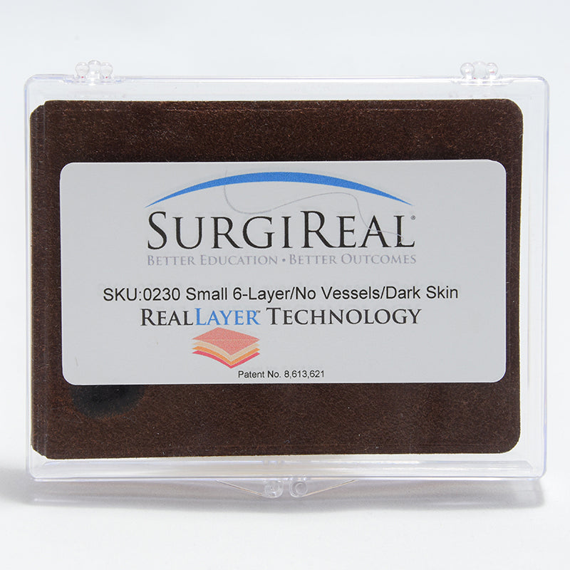 6-Layer Subcuticular Simulated Tissue Dark Skin – Medisave UK