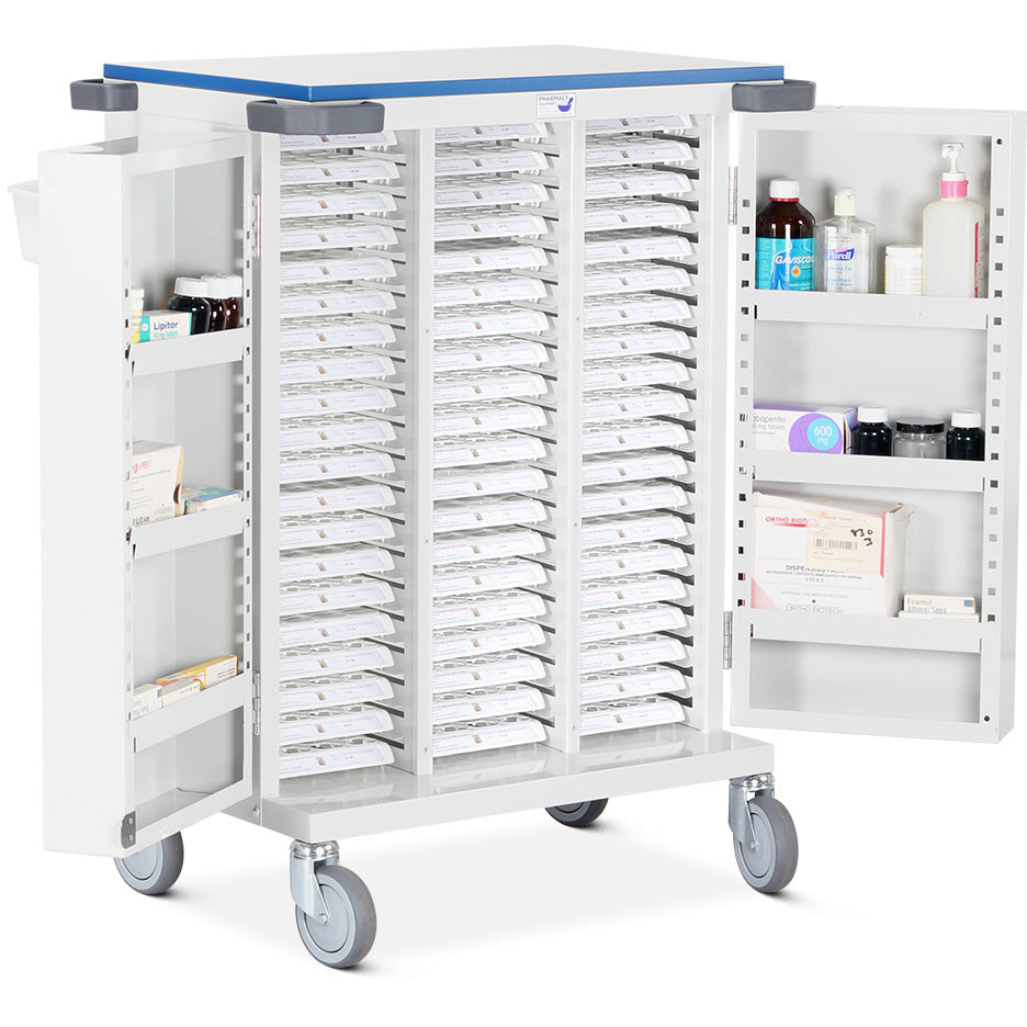 Unit Dosage Trolley - Double Door - High Securtiy Bolt - Medinoxx - 60 ...