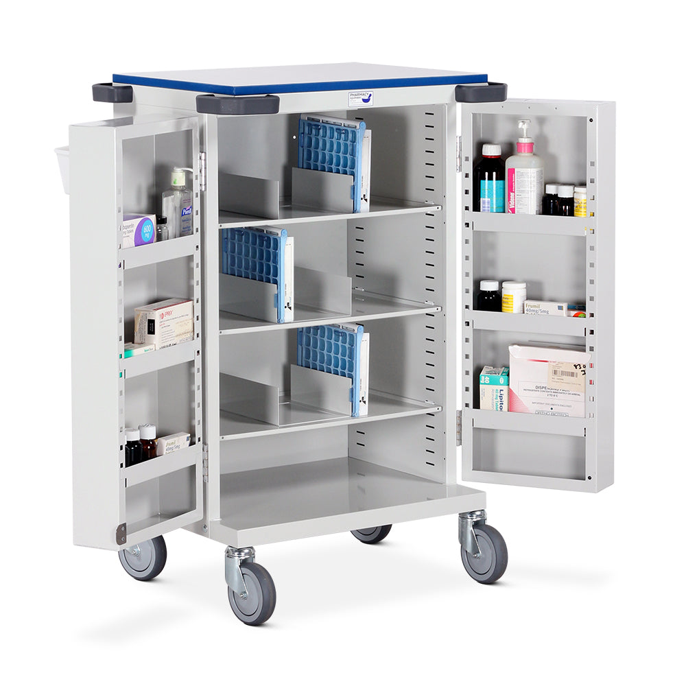 Unit Dosage Trolley - Double Door - Nomad - 56 Cassettes - High Securi ...