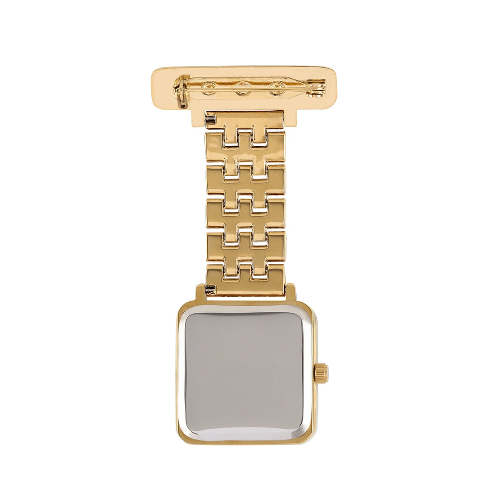 Annie Apple Nurses Fob Watch - Eunoia - Pink/Gold - Link - 28mm ...