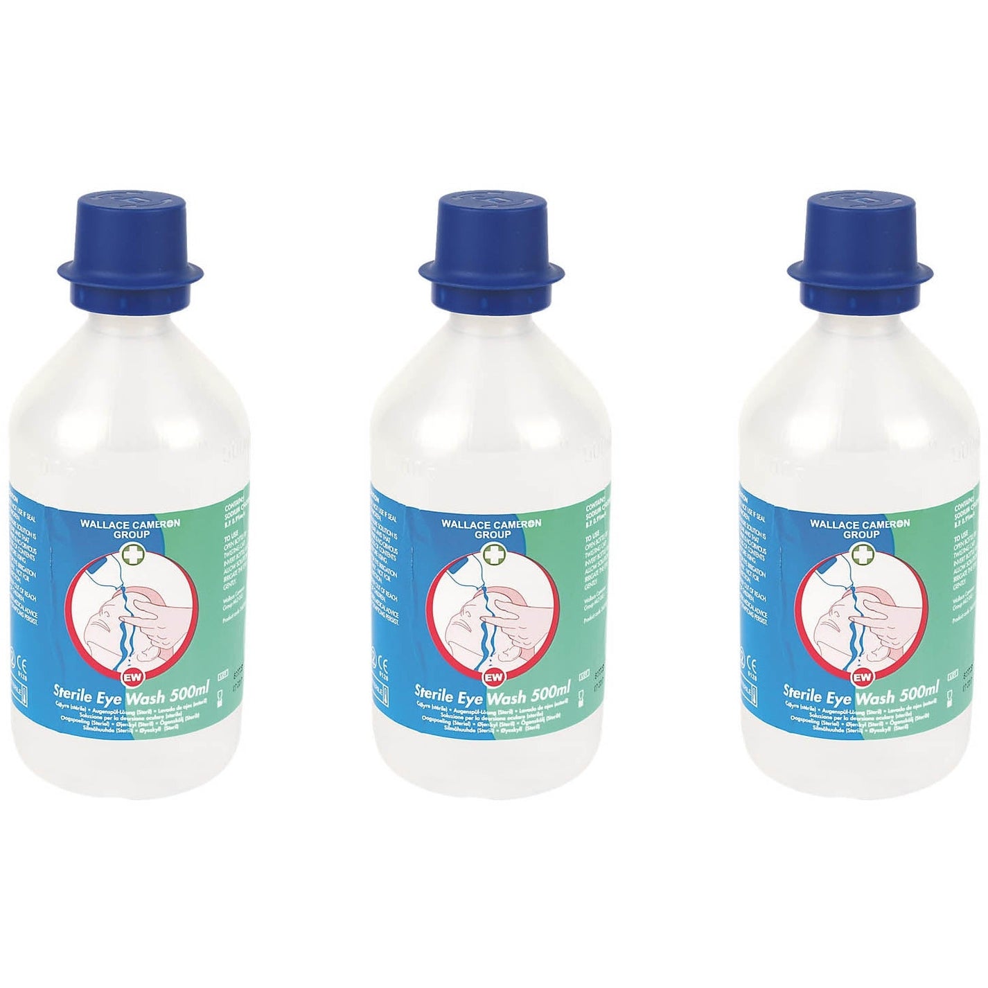 Astroplast 500ml Sterile Eye Wash Solution - Box Of 3 – Medisave UK