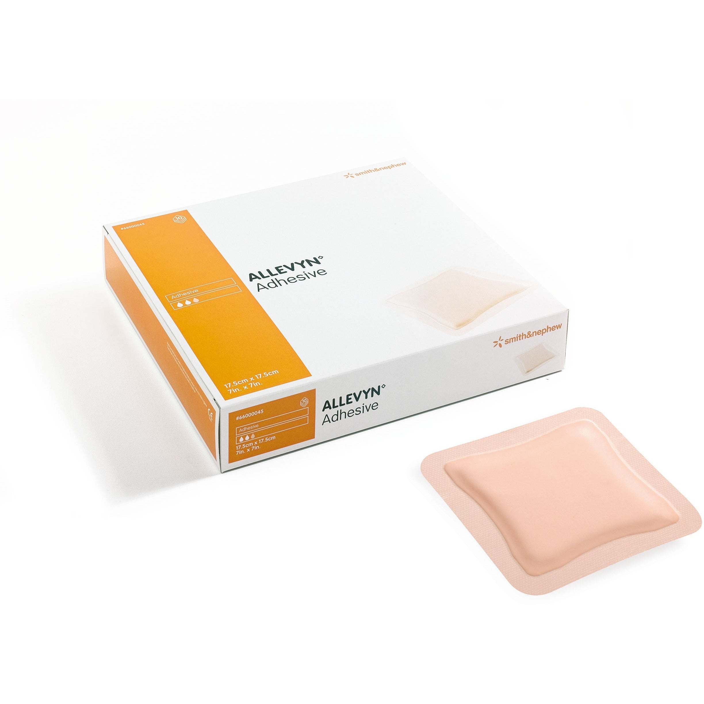 Allevyn Adhesive Dressing 10cm x 10cm per 10 – Medisave UK
