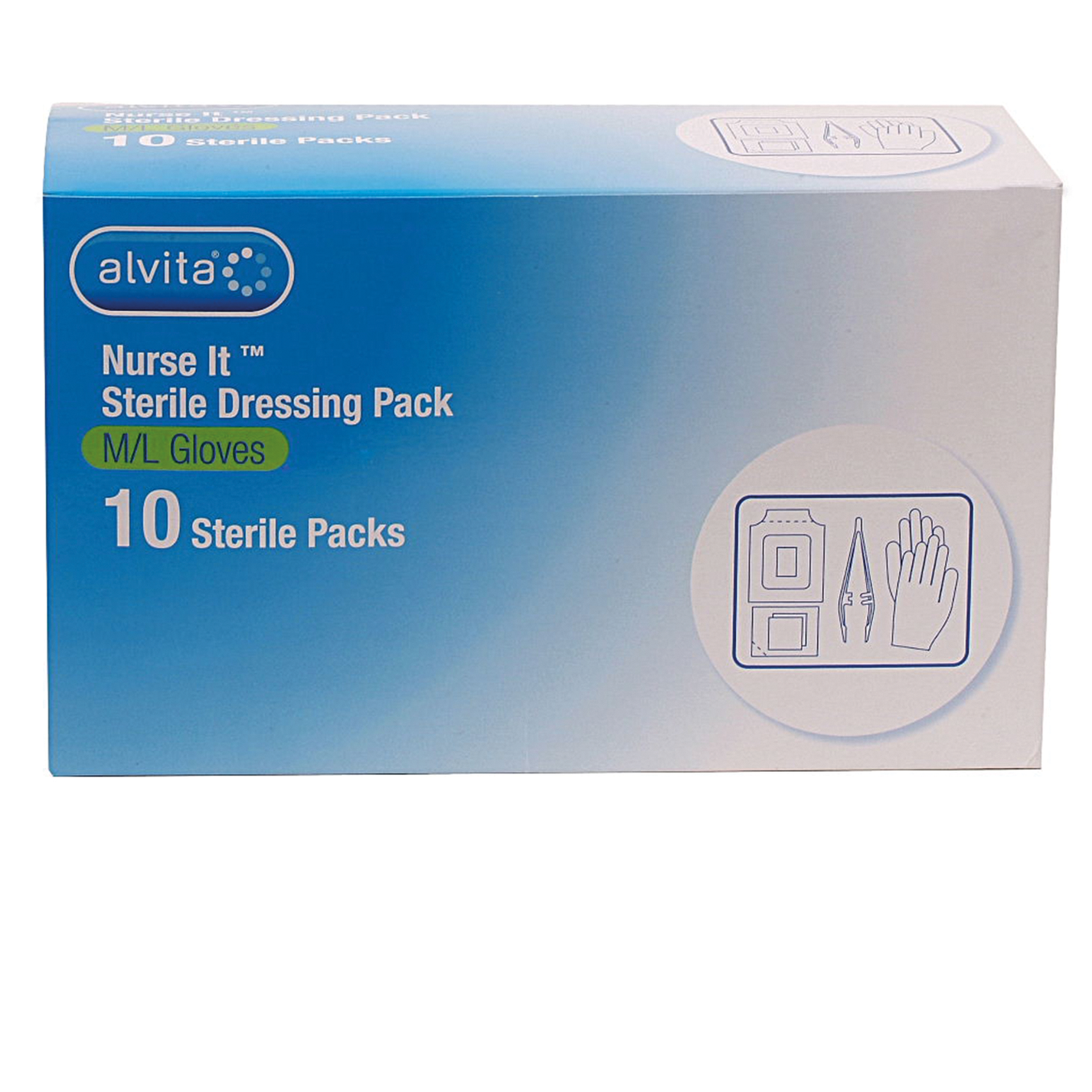 Alvita Dressing Pack Nurse It M/L - Pk10 – Medisave UK