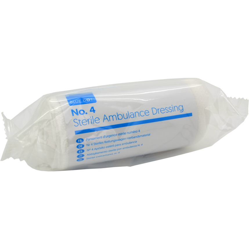 Blue Dot No3 Sterile Ambulance Dressing Flow Wrapped (Each) – Medisave UK