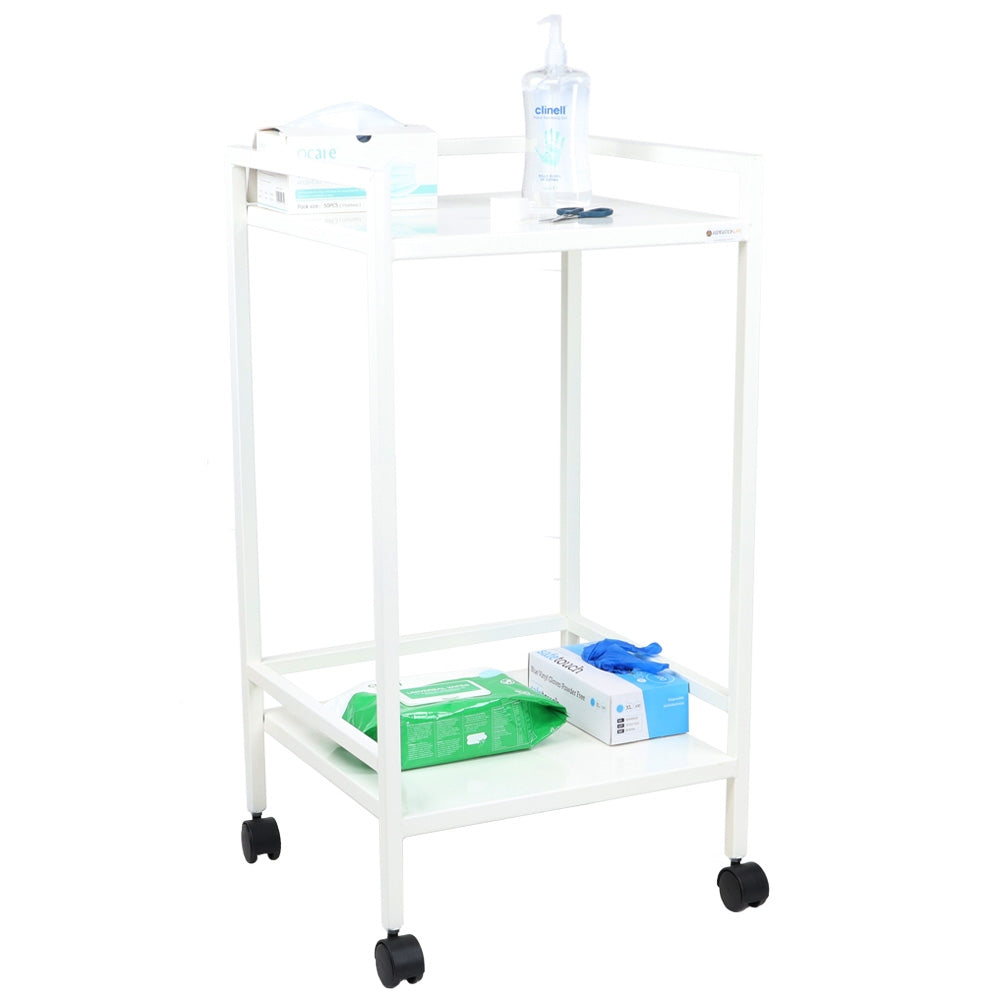 White Flex Dressing Trolley - 480mm Wide – Medisave UK