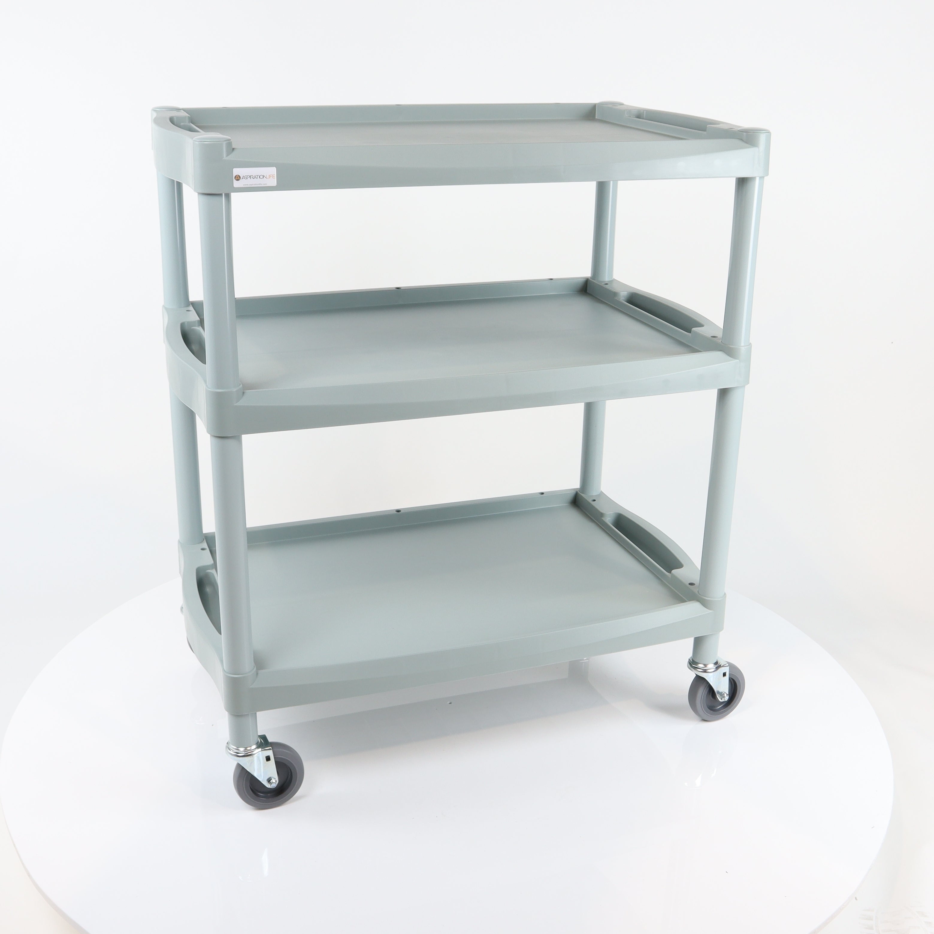 Handy Large Tall Clinical Dressing Trolley - Grey – Medisave UK