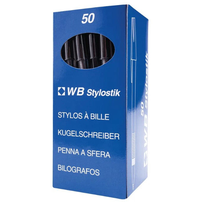 Black Ballpoint Pen - Pack of 50 – Medisave UK