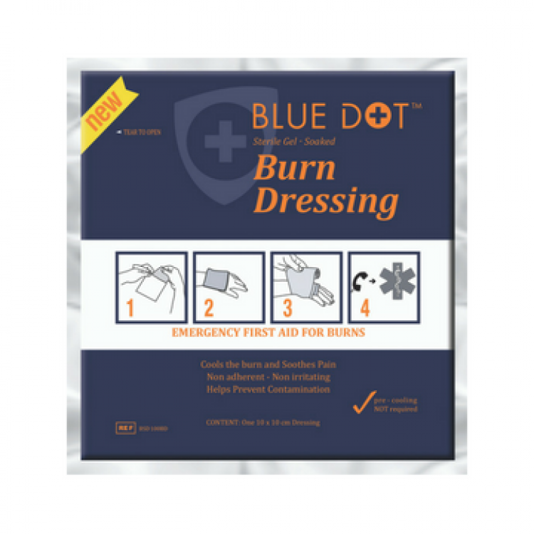 Blue Dot Small Burn Stop Dressing 10cm x 10cm – Medisave UK