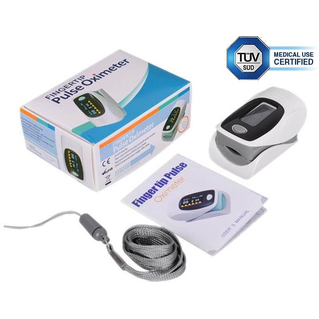 Fingertip Pulse Oximeter [Class IIa Certified Medical Device] – Medisave UK
