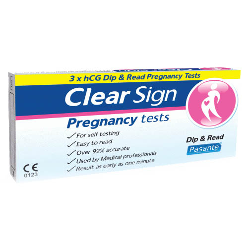ClearSign Dip n Read Pregnancy Test - Triple Pack – Medisave UK