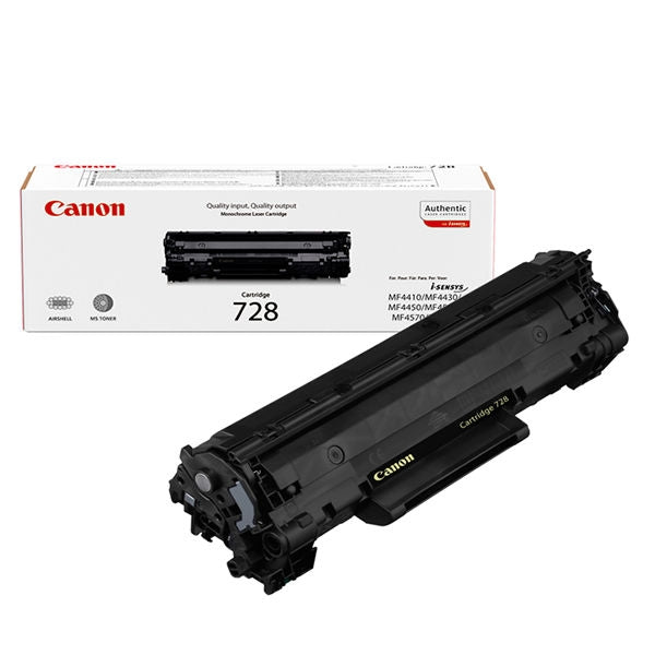 Canon 728 Standard Capacity Black Toner Cartridges 3481B002AA – Medisave UK