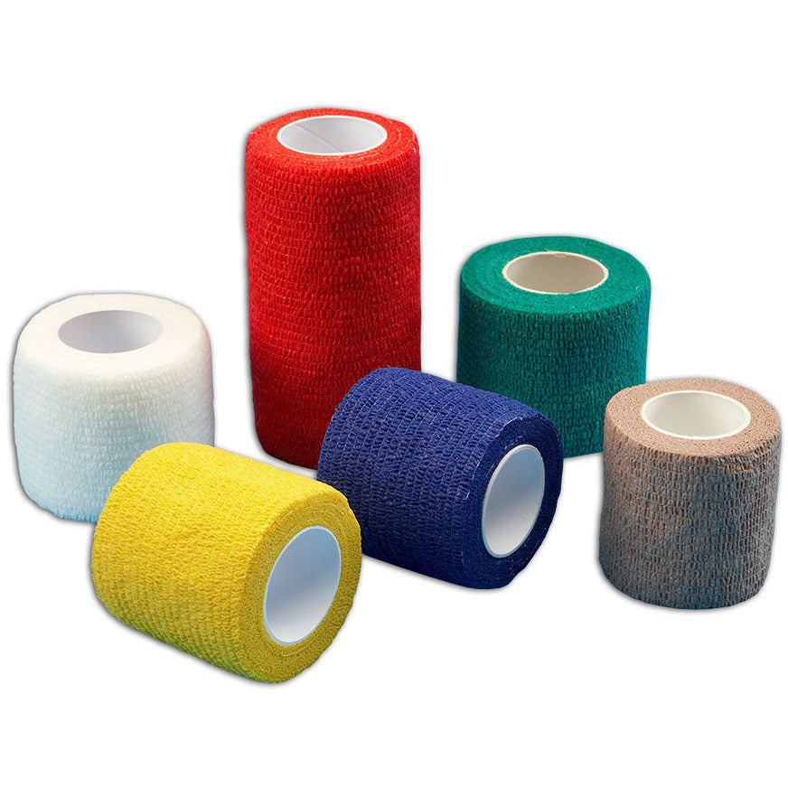 Coloured Cohesive Bandage - Flesh - 10cm x 12 – Medisave UK
