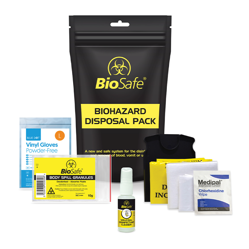 Body Fluid Clean-Up Pack - 1 Application – Medisave UK