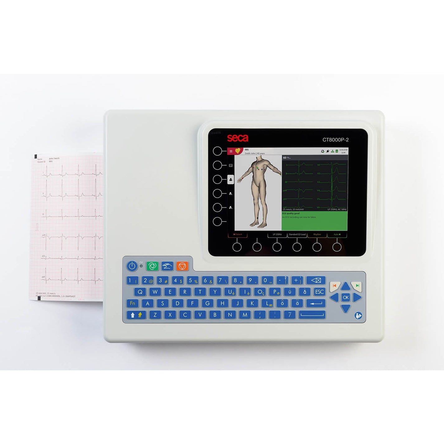 SECA CT8000p-2 12 Lead ECG With WI-Fi & Advanced Interpretation ...