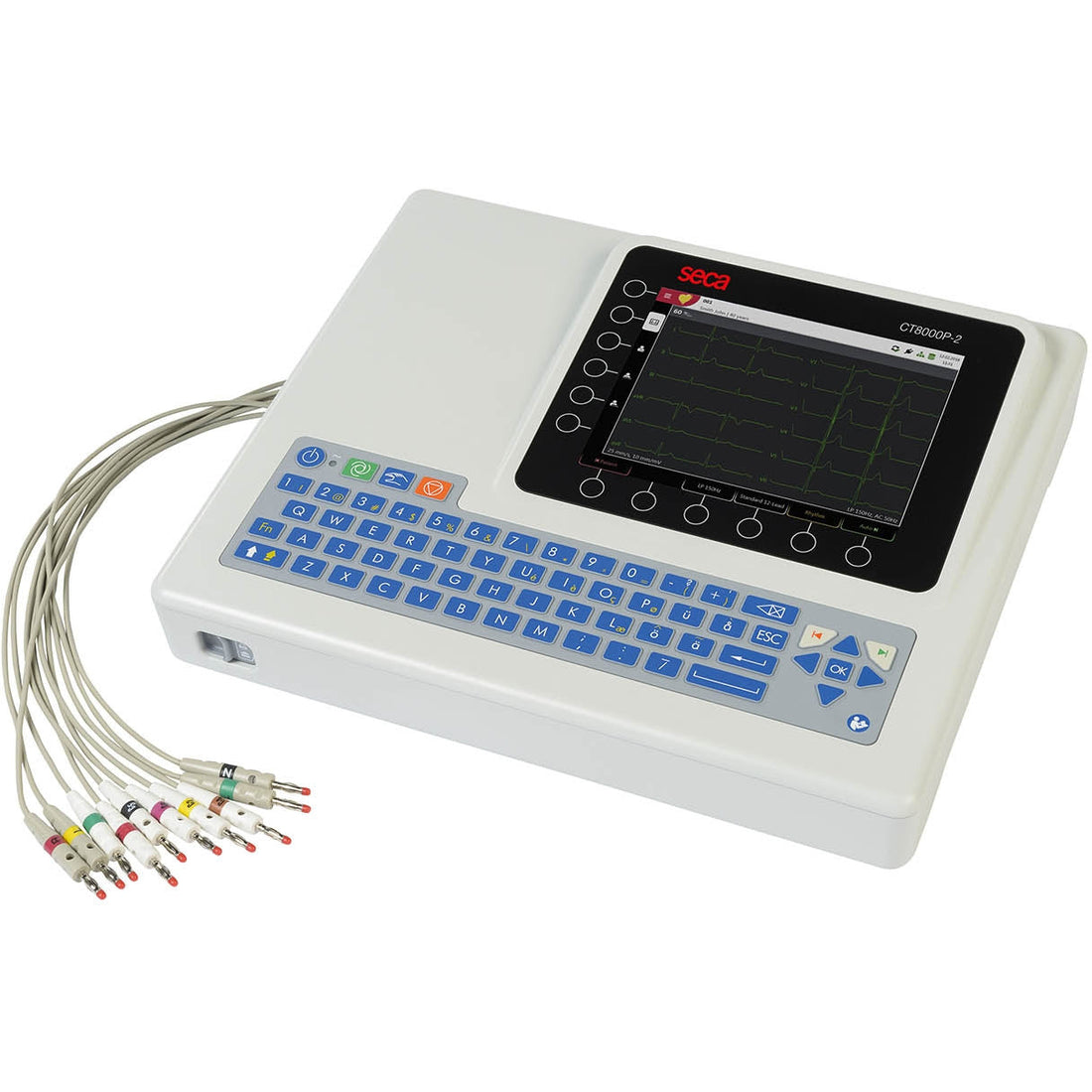 SECA CT8000p-2 12 Lead ECG With WI-Fi & Advanced Interpretation ...