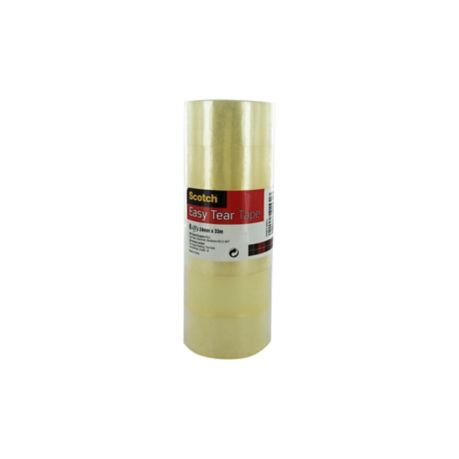 Scotch Easy-Use Clear Sticky Tape 25mm X 33M - Pack of 6 – Medisave UK