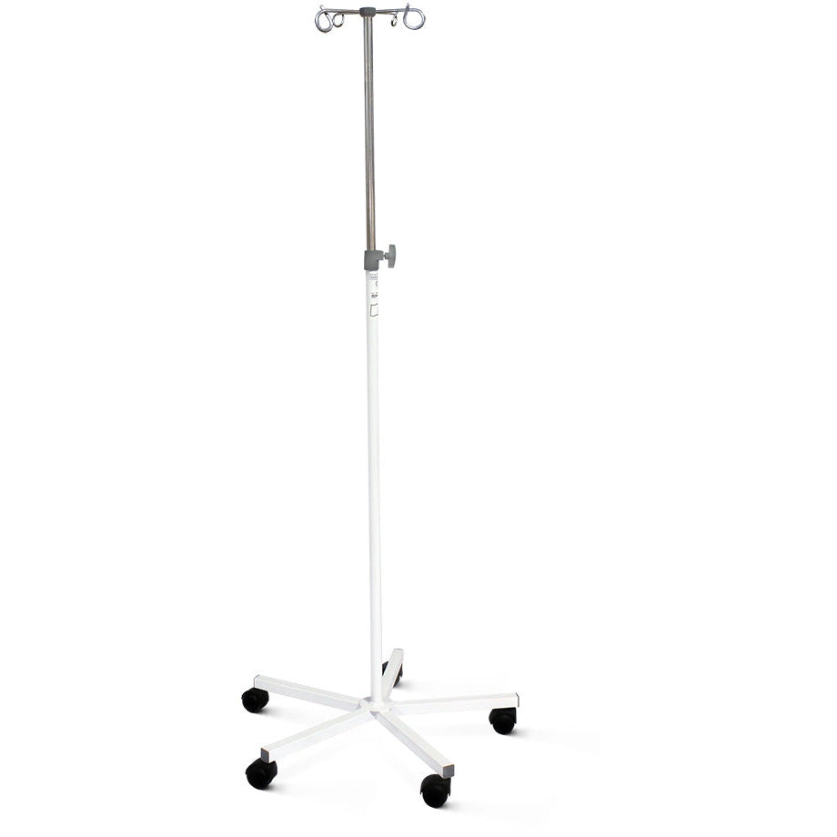 Mobile Infusion Stand - Mild Steel - 4 Hook – Medisave UK