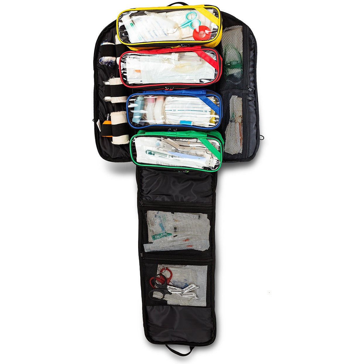 Quick Access BSL Backpack With Fast Opening System - Red – Medisave UK