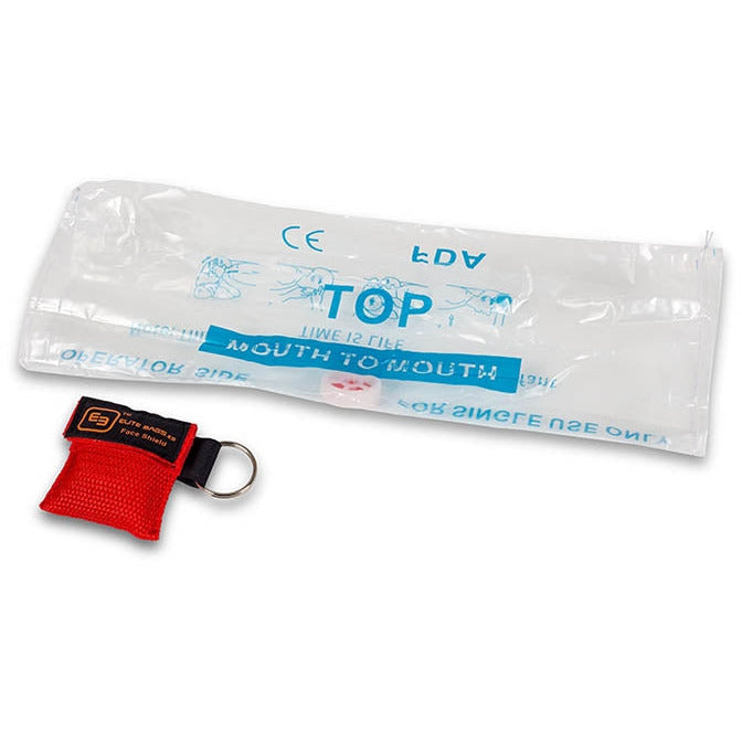 Key Ring CPR Mask Bag - Red – Medisave UK