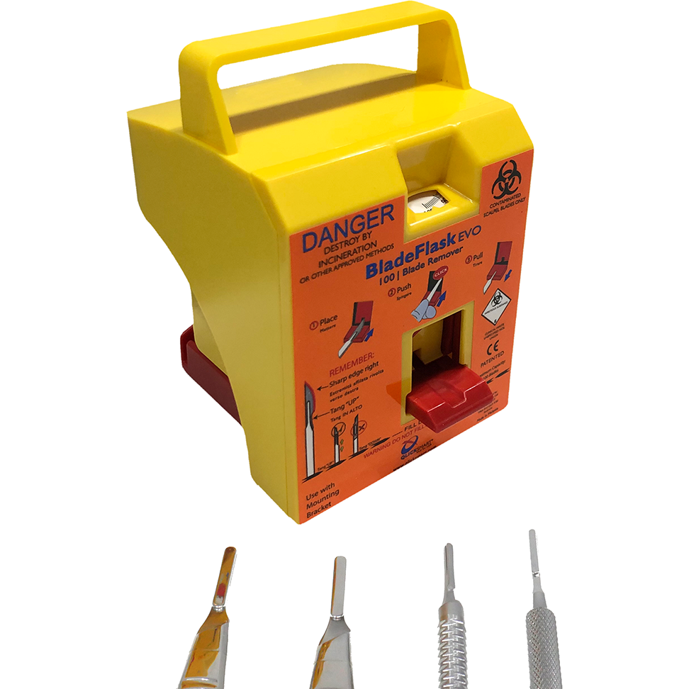 BladeFlask EVO Scalpel Blade Remover and Bin – Medisave UK
