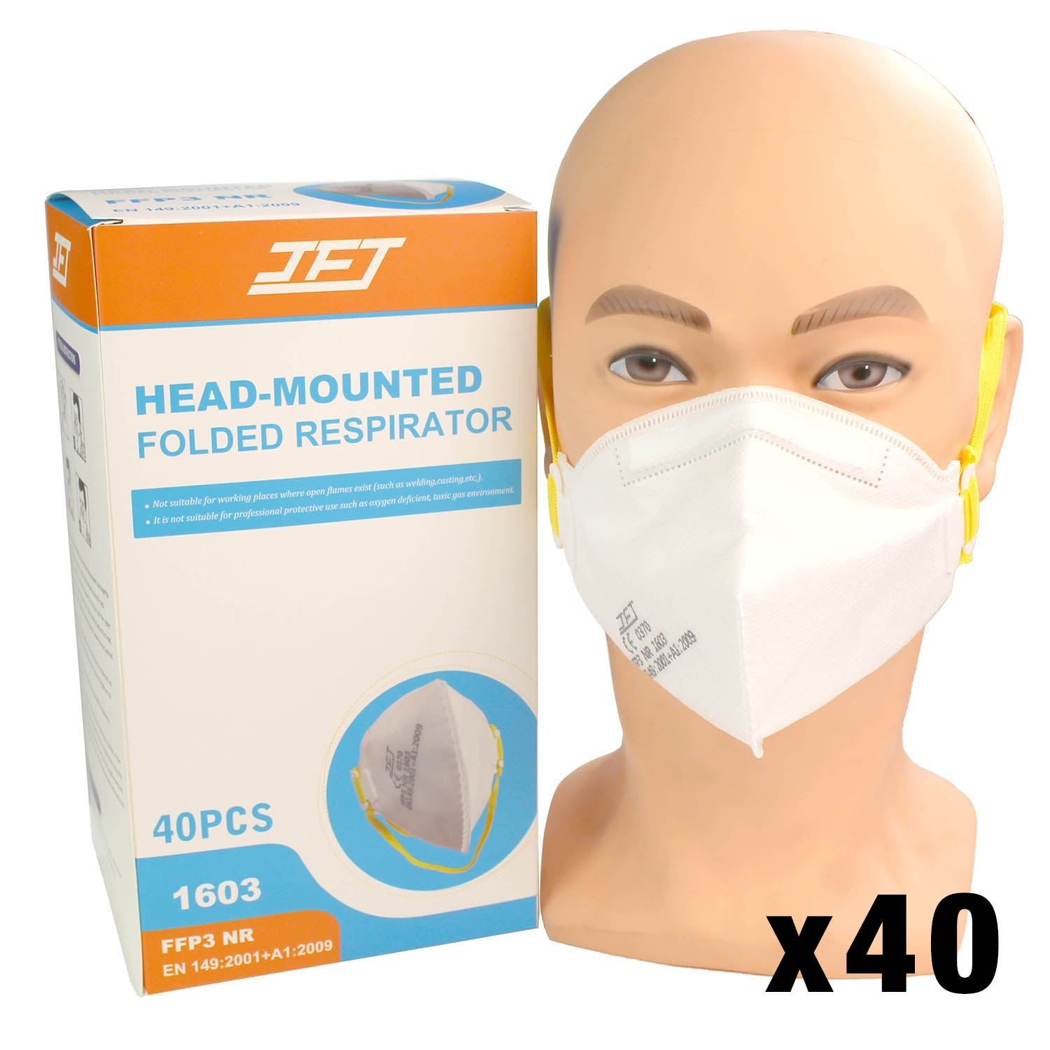 FFP3 Respirator Face Mask - Unvalved – Medisave UK