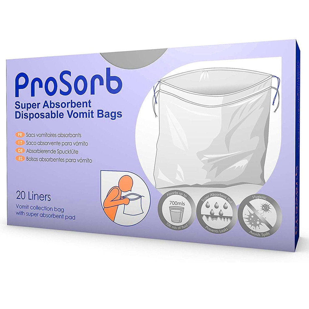 Super Absorbent Sick Bags x 20 – Medisave UK