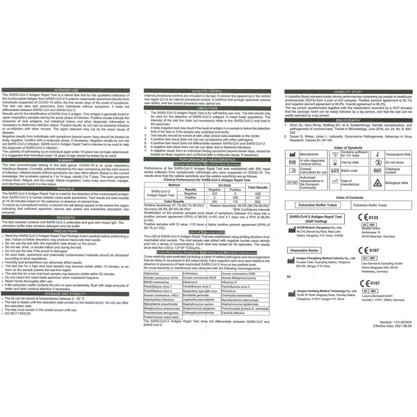 Flowflex Coronavirus Test SARS-CoV-2 Antigen Rapid - Single [Self ...