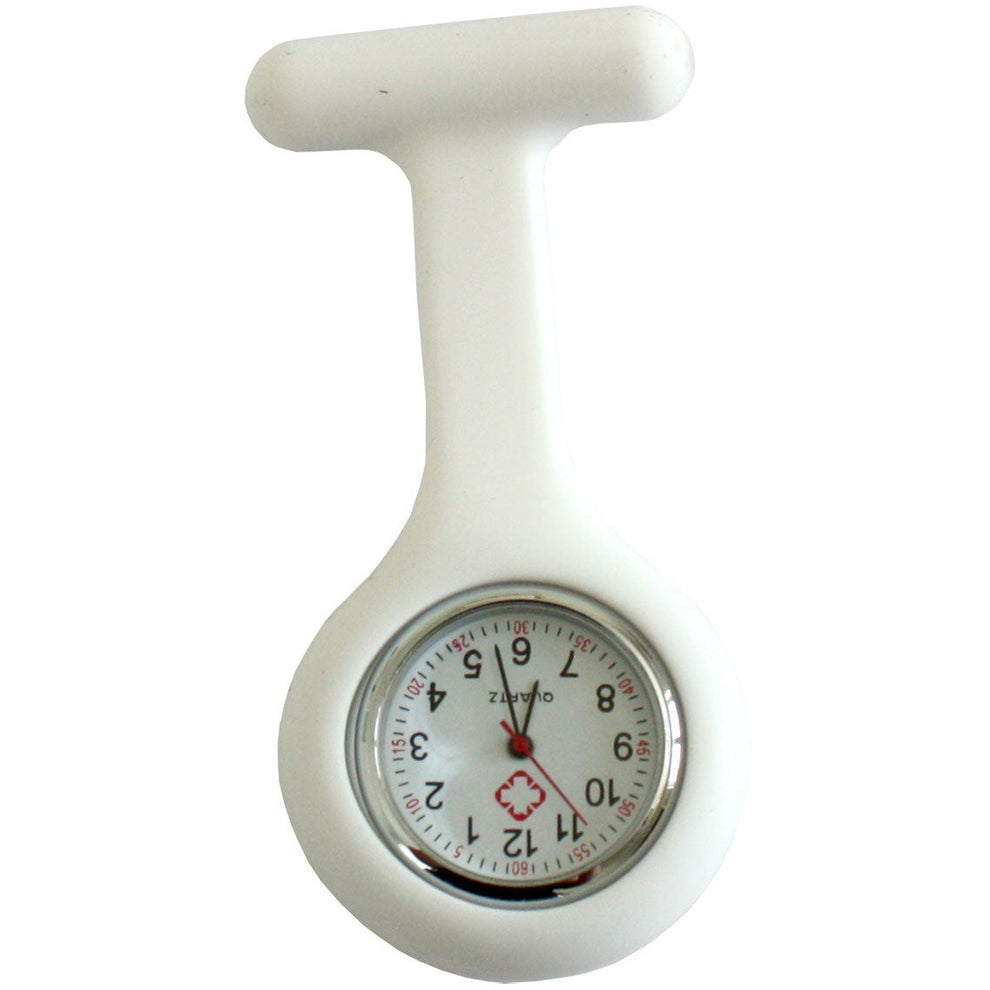 Nurses Fob Watch - Brilliant White – Medisave UK