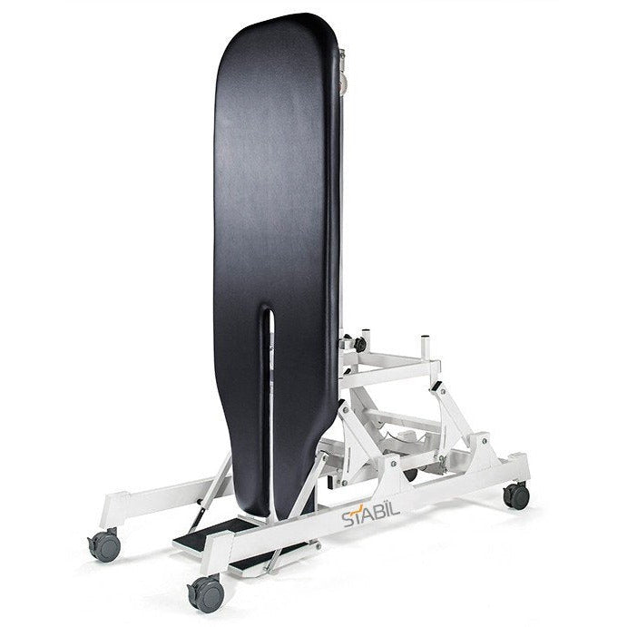 STABIL Altitude Electric Tilt-Table / White Frame / Blue Upholstery ...