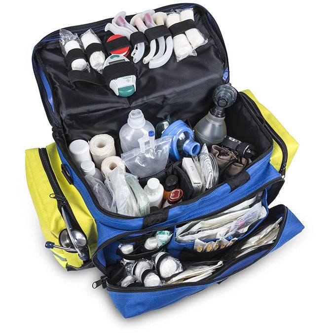 Elite Medium Capacity Emergency Bag - Blue/Yellow – Medisave UK