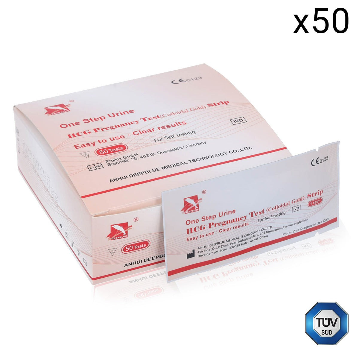 Pregnancy Test Strips HCG x 25 Strips – Medisave UK