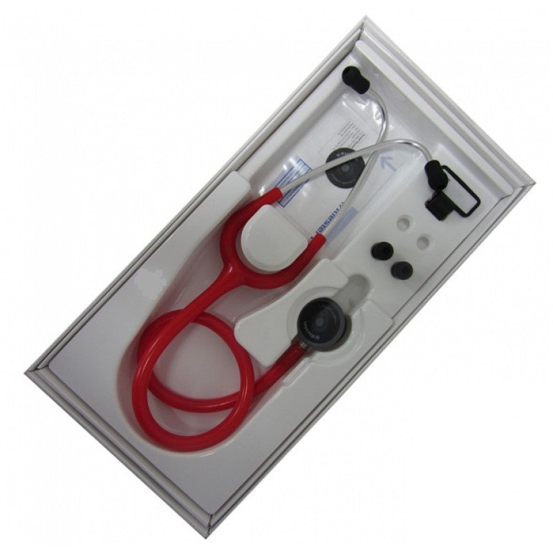 Stethoscope Duplex® 2.0 Neonatal, Red Stainless Steel – Medisave UK