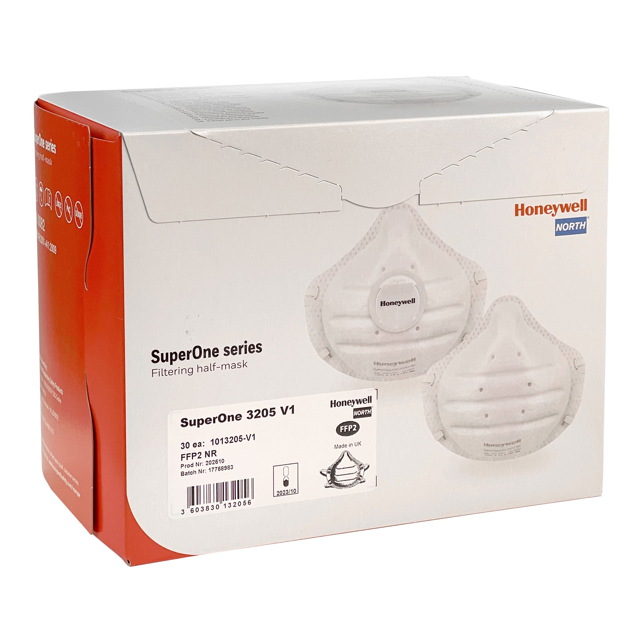 Honeywell FFP2 Face Masks - SuperOne 3205 Respirator - Box of 30 – Medisave UK