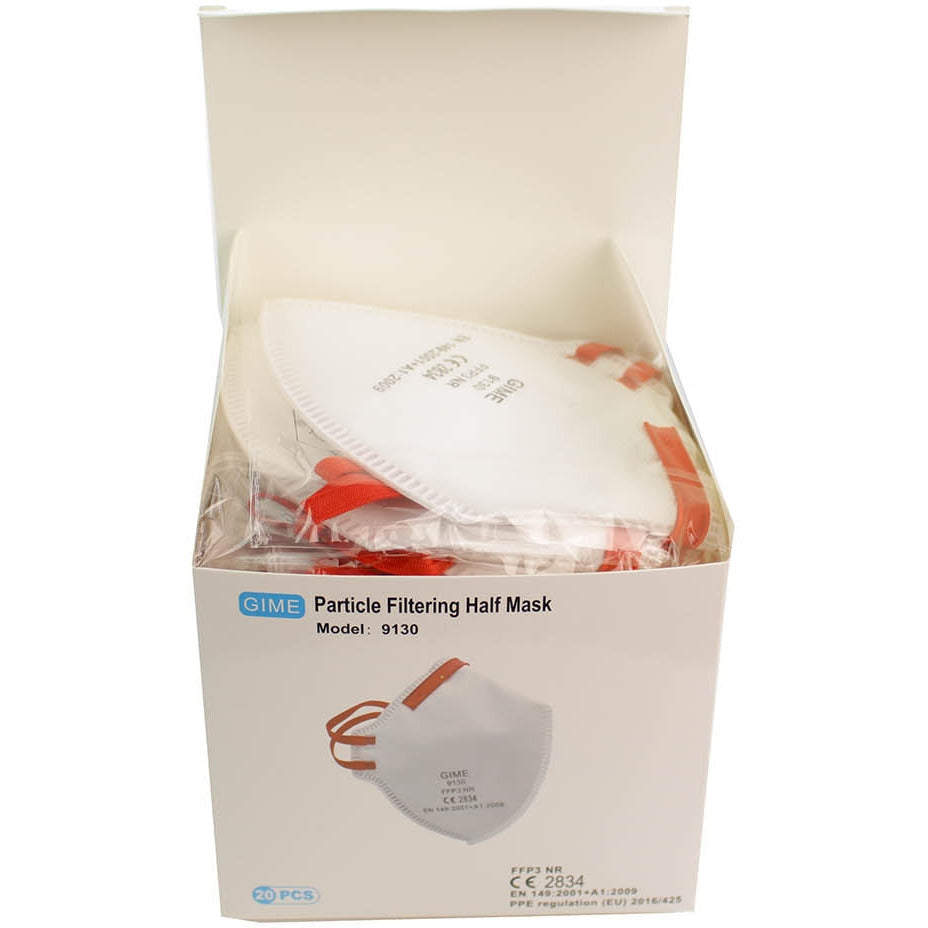 FFP3 Non Valved Face Mask (Box of 20 Masks) – Medisave UK
