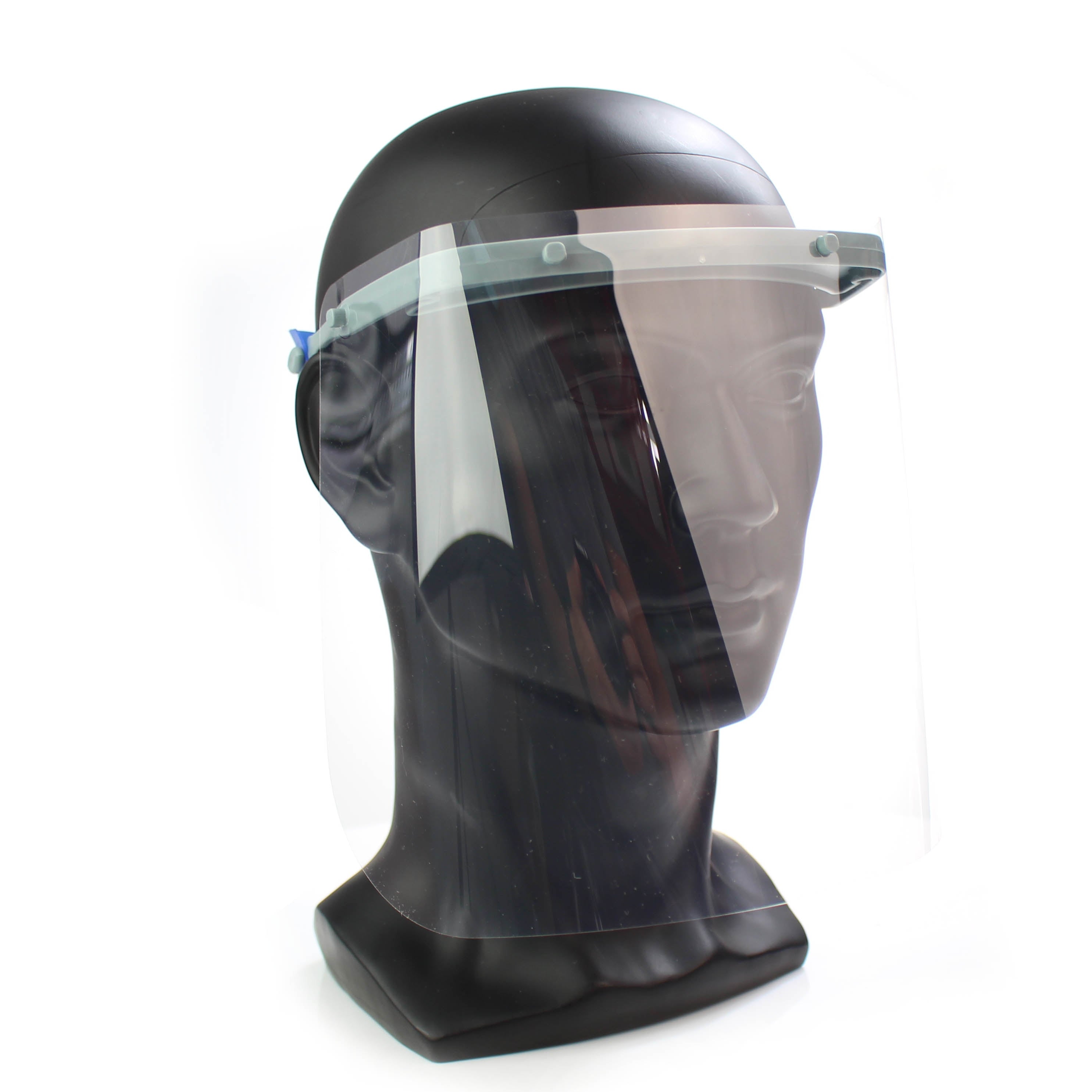 Face Shield x1 - Grey [EN166] [Reusable] [Replaceable Visor] – Medisave UK