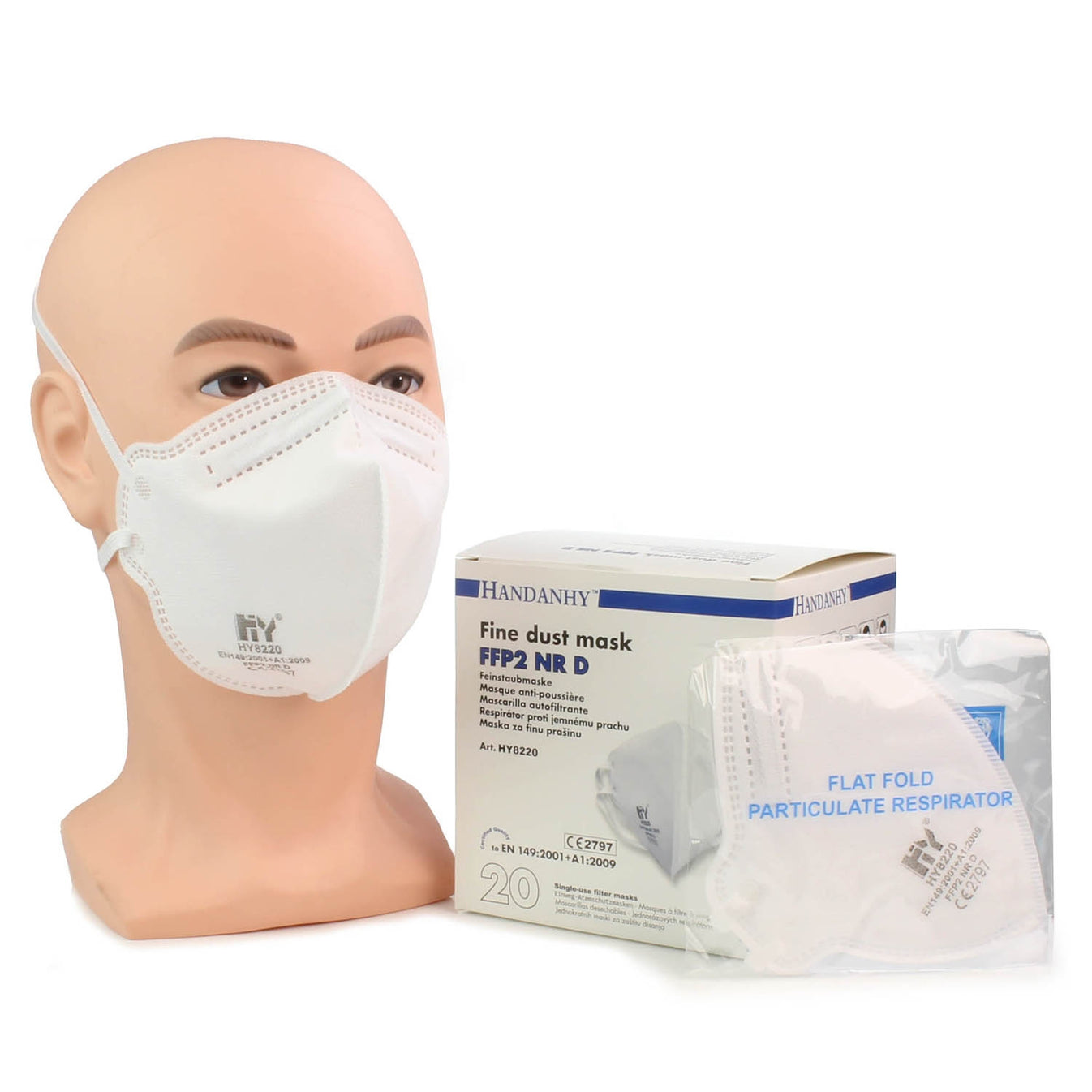FFP2 Unvalved Face Masks x 20 – Medisave UK