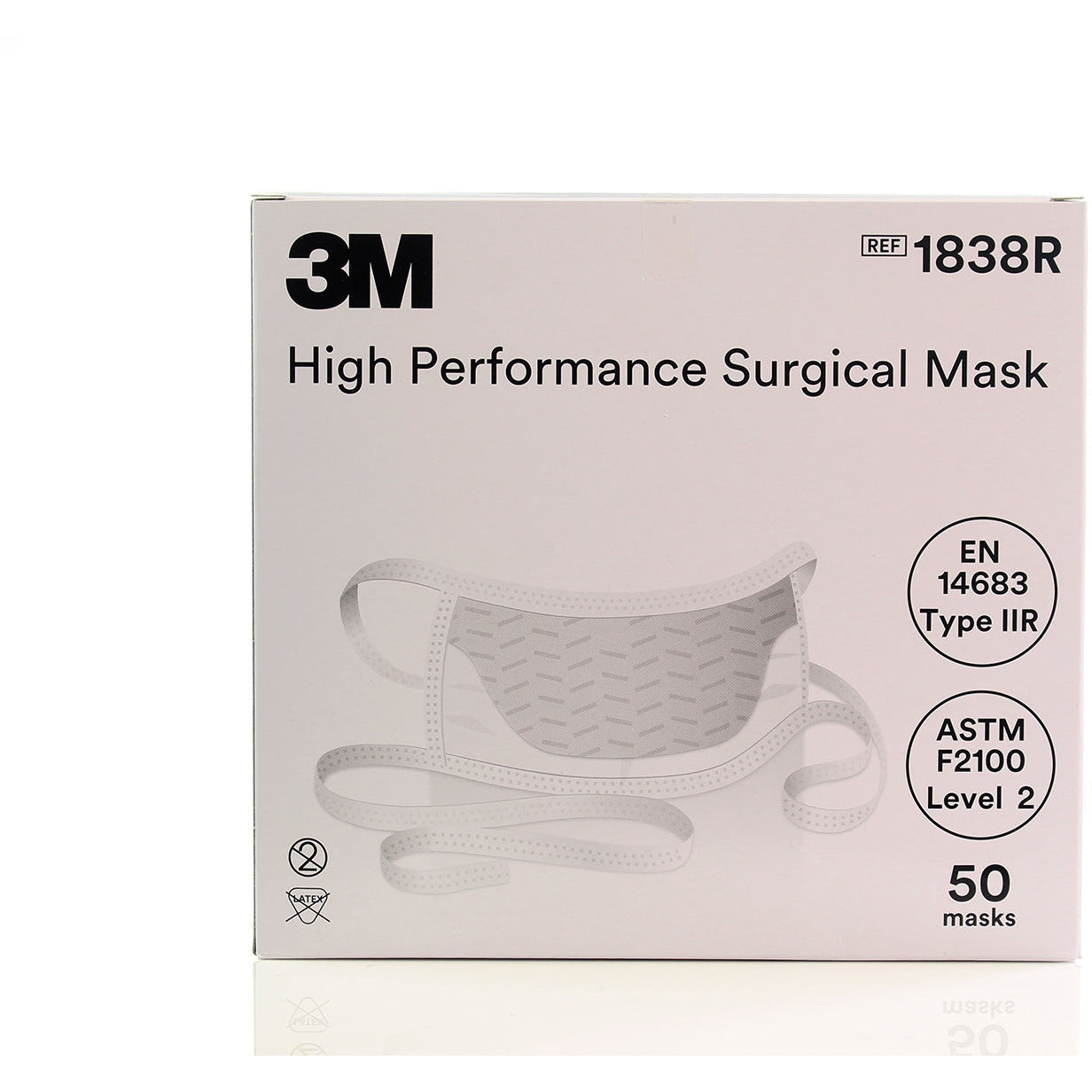 3M™ High Performance Surgical Mask - Type IIR - 1838R – Medisave UK