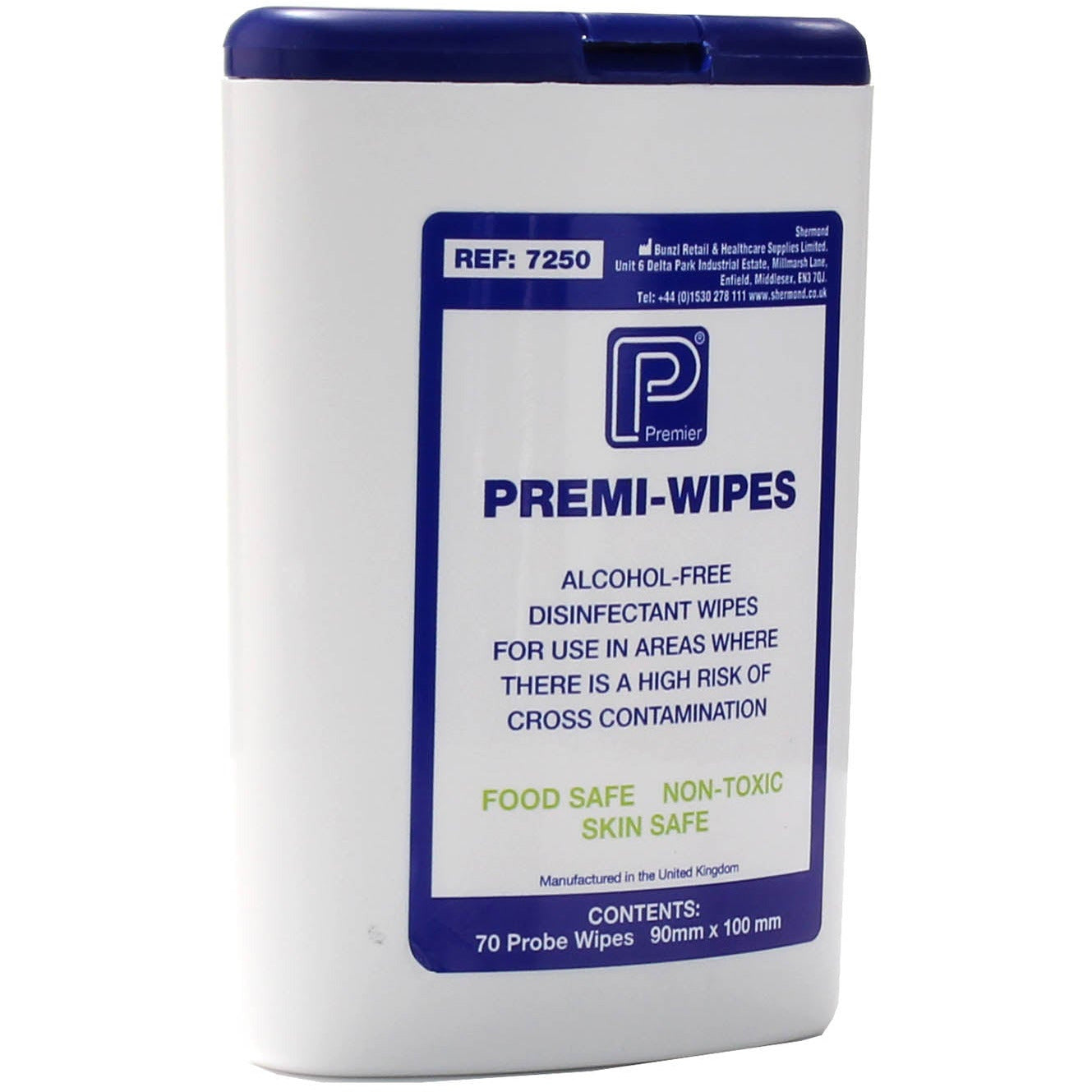 Premi-Wipes Small Probe Wipes Per Tube of 70 - 90 x 100mm – Medisave UK