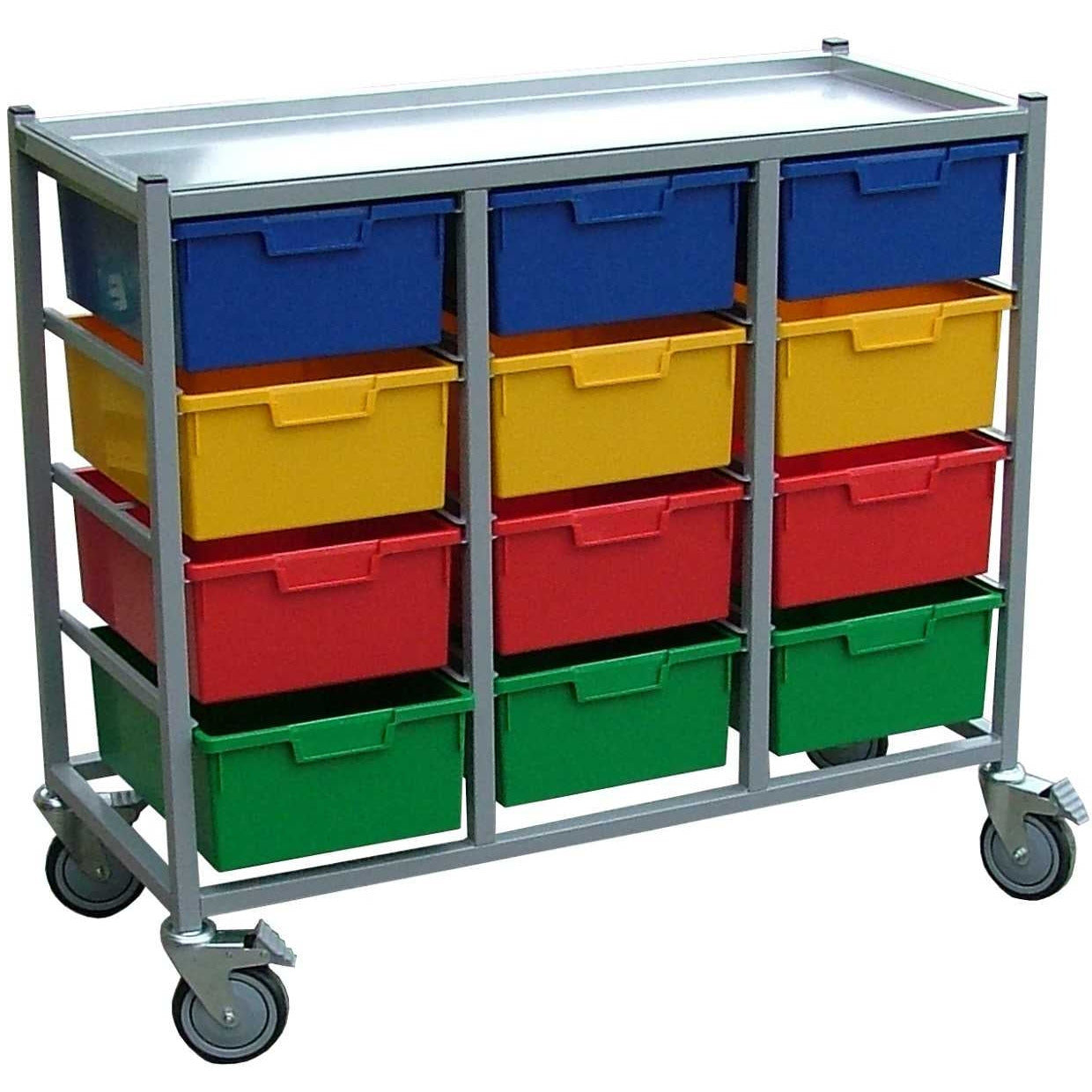 Karri-Cart - 12 Trays Without Hanging Rail - 90x105x46cm – Medisave UK