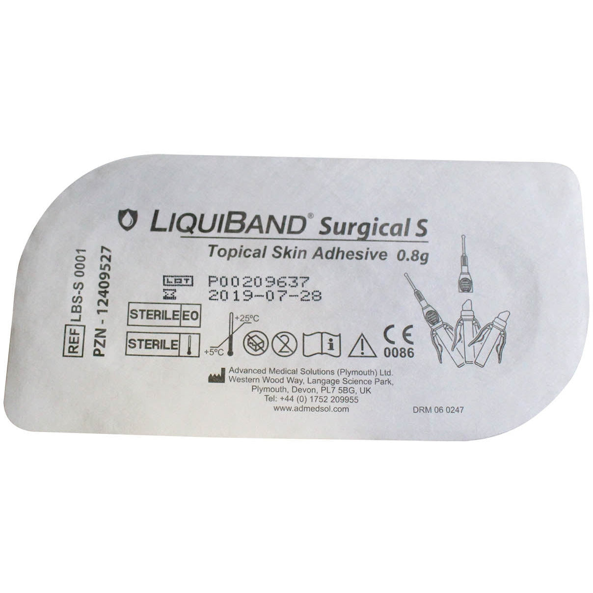 LiquiBand Surgical S Wound Closure Solution - Single Sachet – Medisave UK