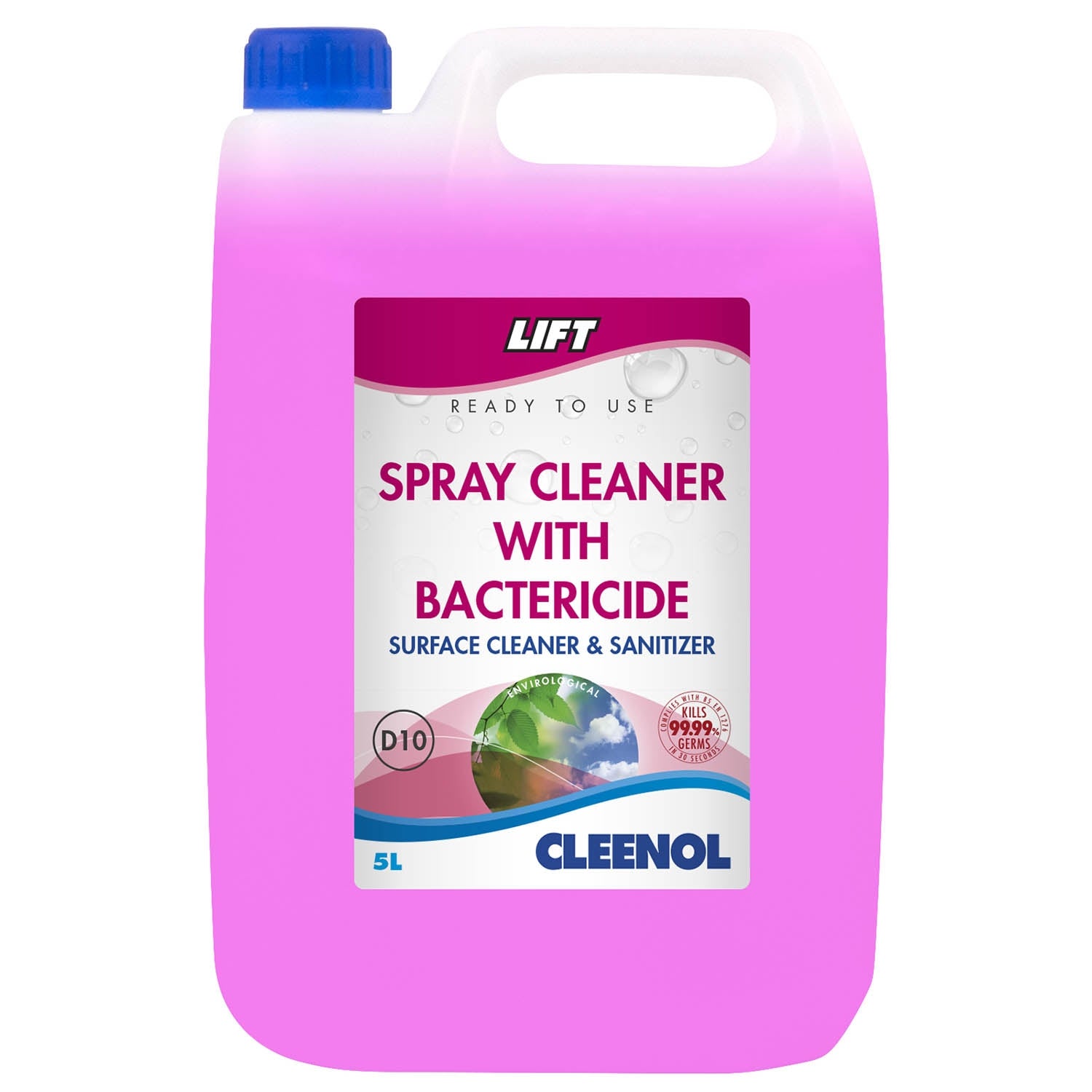 Spray Cleaner With Bactericide 5 - Litre – Medisave UK