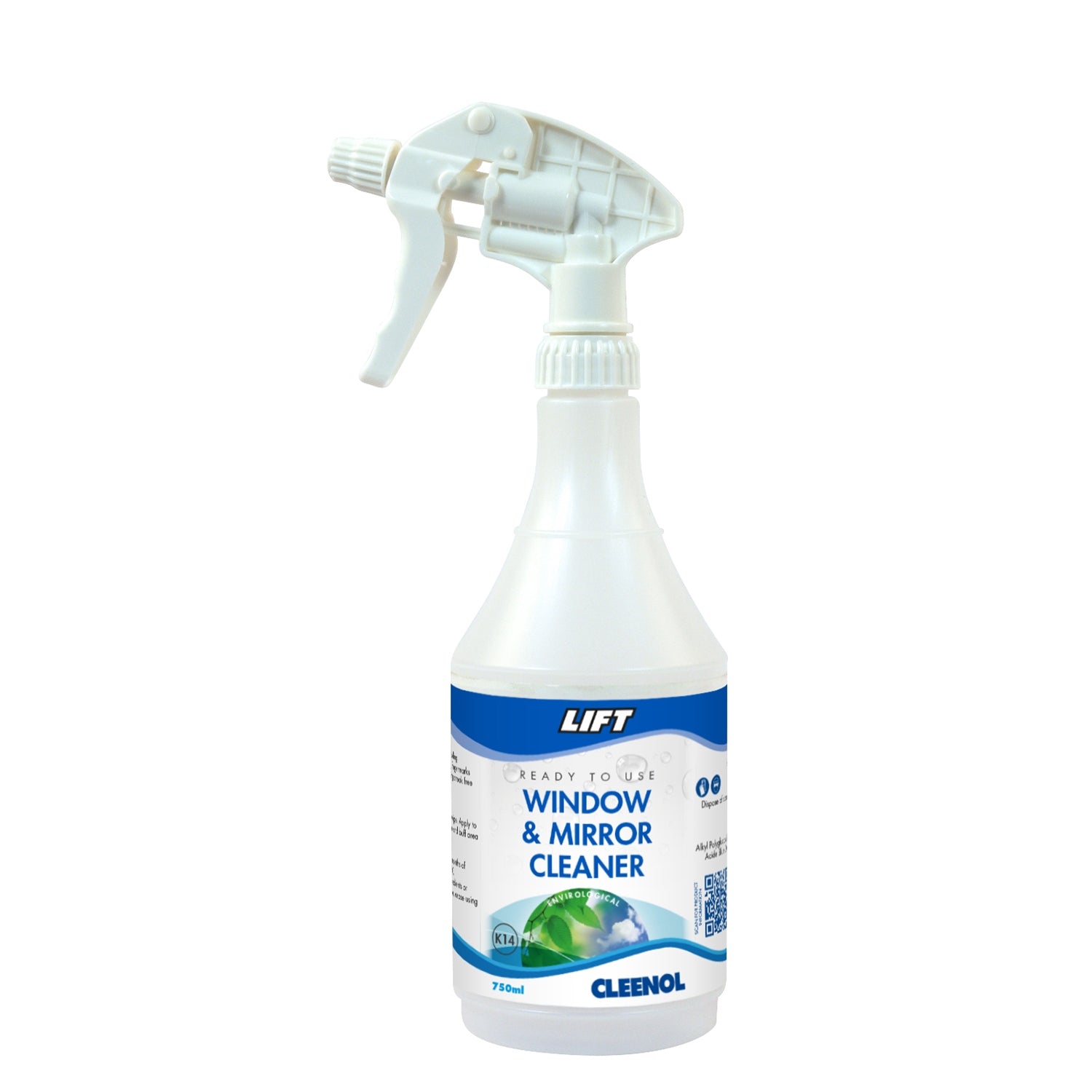 Window & Mirror Cleaner Flask 750ml – Medisave UK
