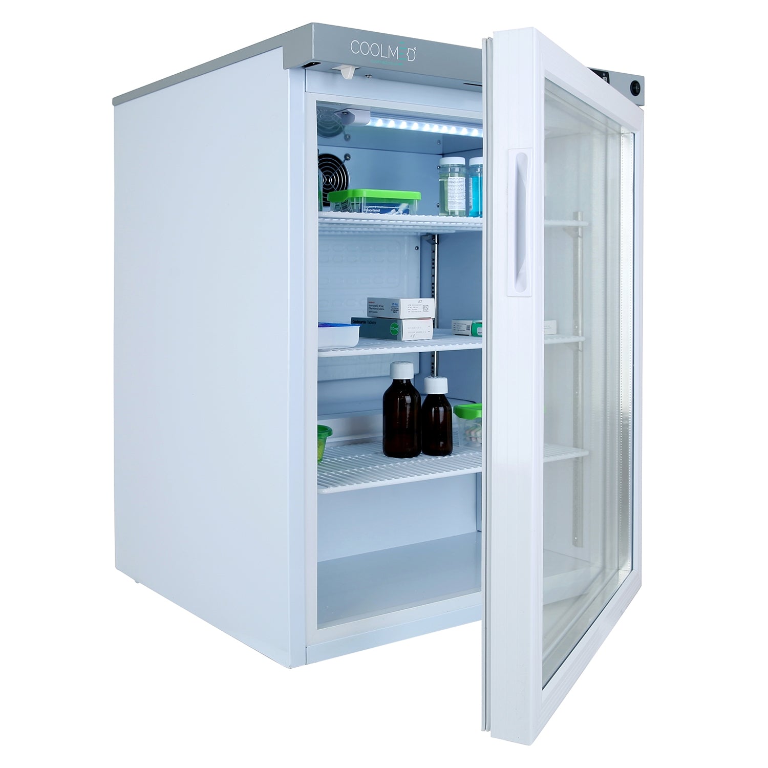 CoolMed Glass Door Refrigerator - 145 Litres - CMG125 – Medisave UK