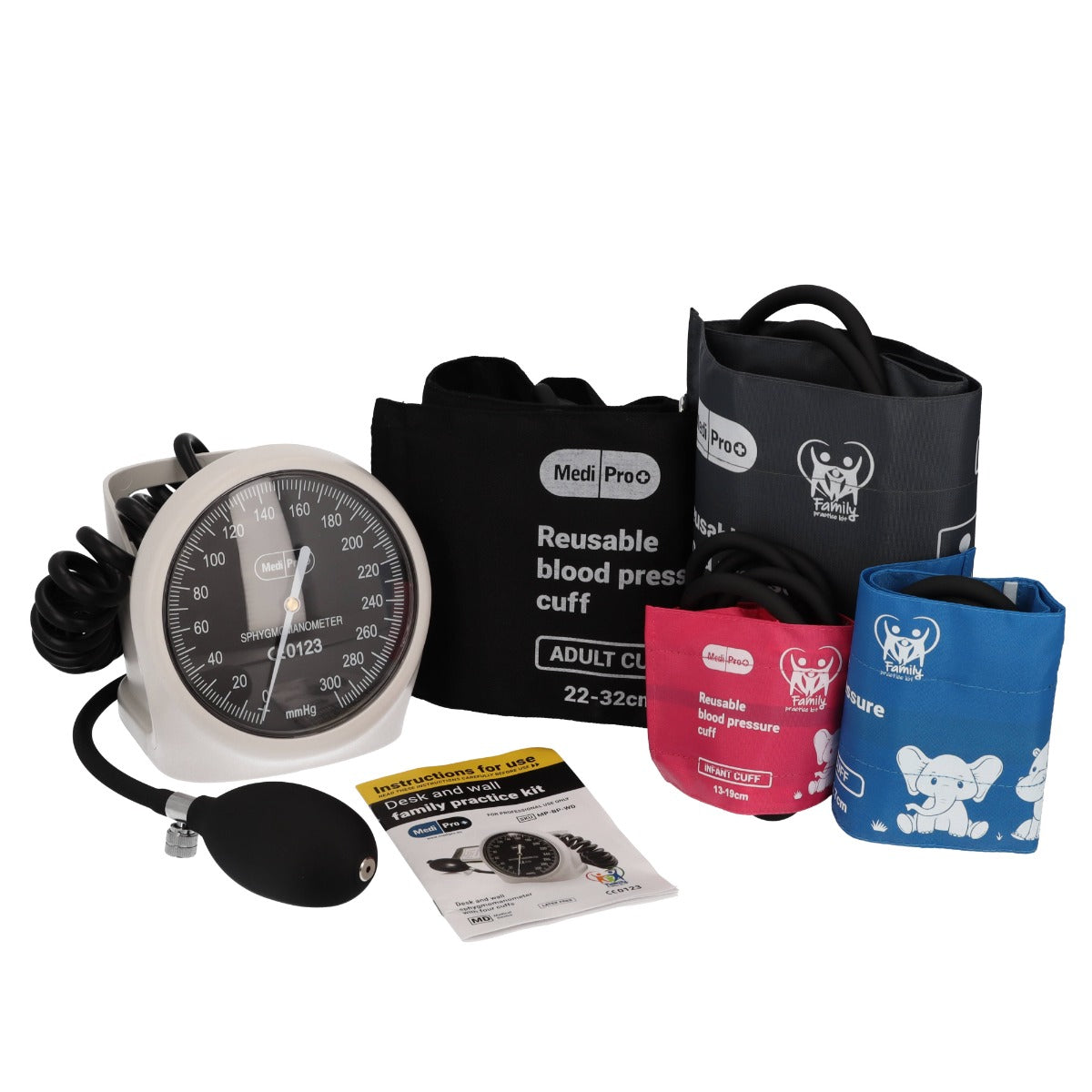 Sphygmomanometer With Adult & Child Cuffs - Desk And Wall – Medisave UK
