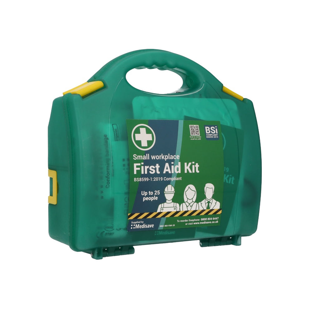 Workplace First Aid Kit - BS8599-1:2019 - Small – Medisave UK