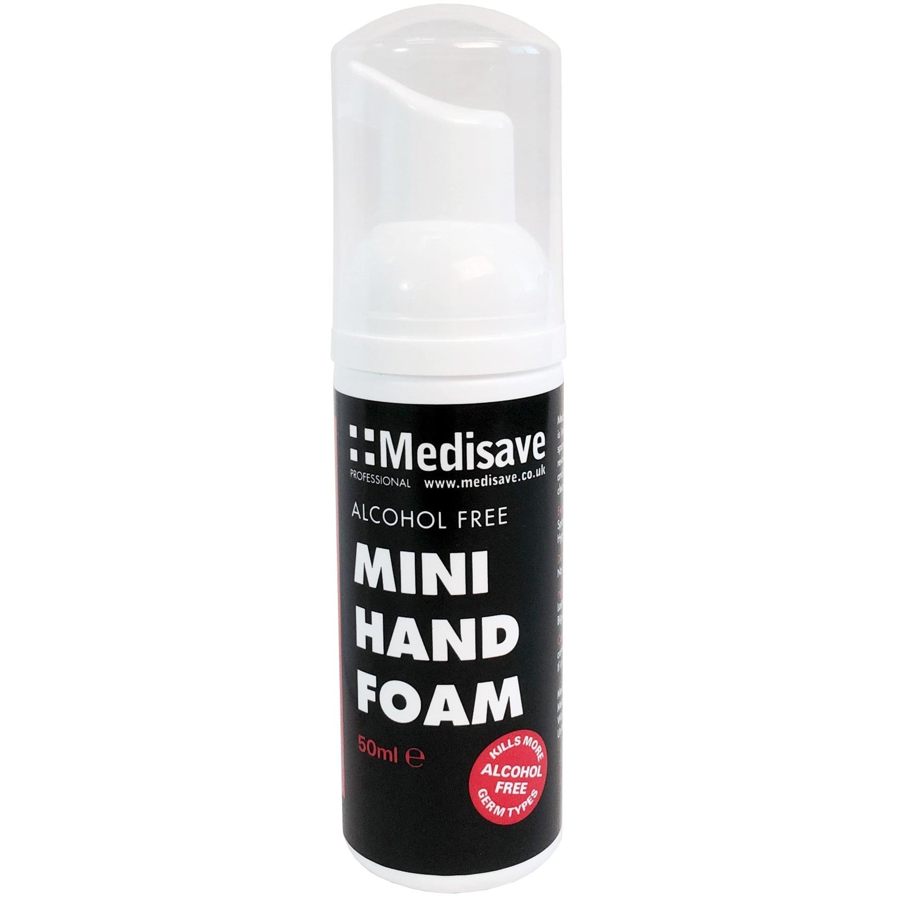 Medisave Professional Alcohol-Free Hand Foam - 50ml – Medisave UK