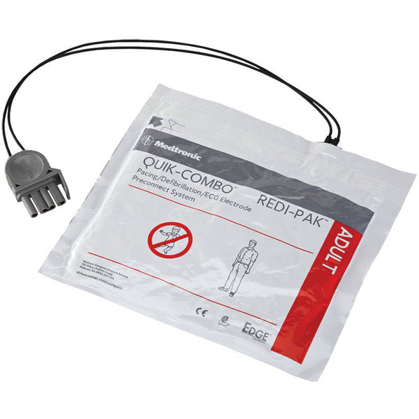 Quik-Combo Redi-Pak Adult Electrodes for LIFEPAK 1000 Defibrillator ...
