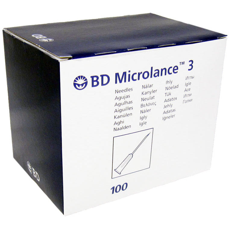 B D Microlance 3 Needles Orange 25g x 5/8 Inch per 100 – Medisave UK